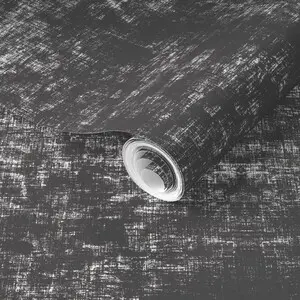Spoonflower Grunge Slate Abstract Custom Pre-pasted Wallpaper - Gray