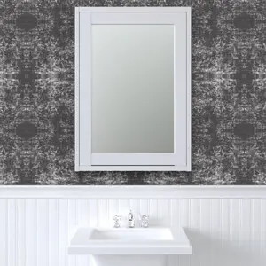 Spoonflower Grunge Slate Abstract Custom Pre-pasted Wallpaper