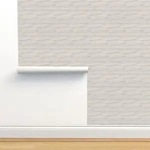 Spoonflower Pale Concrete 100% Natural Sisal Grasscloth Wallcovering - Grey
