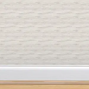 Spoonflower Pale Concrete 100% Natural Sisal Grasscloth Wallcovering - Grey