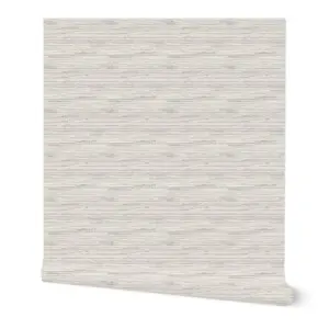 Spoonflower Pale Concrete 100% Natural Sisal Grasscloth Wallcovering - Grey