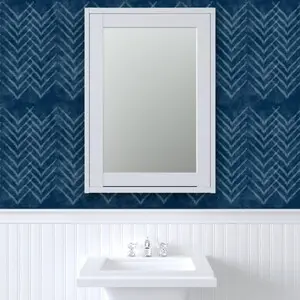 Spoonflower Geometric Japanese Abstract Shibori Herringbone Traditional Wallpaper