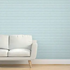 Spoonflower White Abstract Lines Soft Blue Dash Traditional Wallpaper