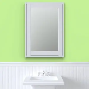 Spoonflower Coordinate Solid Light Colors Lavender Custom Pre-pasted Wallpaper - Green