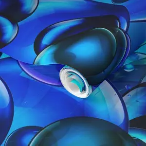 Spoonflower Retro Circles Abstract Party Fun Bubbles Custom Pre-pasted Wallpaper