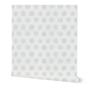 Spoonflower Ikat Dots Soft 100% Natural Sisal Grasscloth Wallcovering