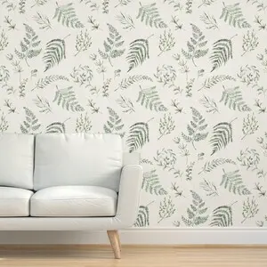 Spoonflower P3 100% Natural Sisal Grasscloth Wallcovering