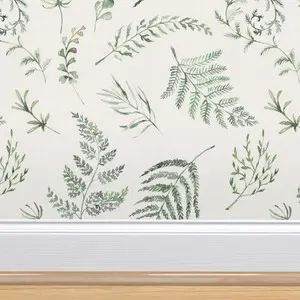Spoonflower P3 100% Natural Sisal Grasscloth Wallcovering
