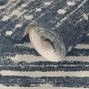Spoonflower Kufi Large 100% Natural Sisal Grasscloth Wallcovering - Beige,orange
