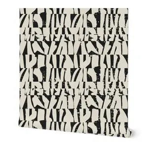 Spoonflower La Ville Modern 100% Natural Sisal Grasscloth Wallcovering