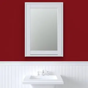 Spoonflower Solid Traditional Wallpaper - Red