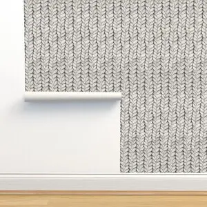 Spoonflower Chunky 100% Natural Sisal Grasscloth Wallcovering
