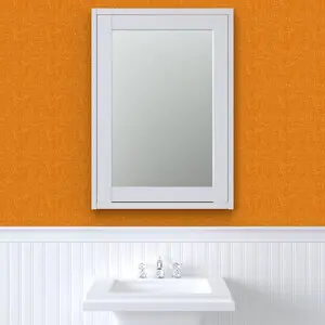 Spoonflower Autumn Coordinate Texture Custom Pre-pasted Wallpaper - Orange