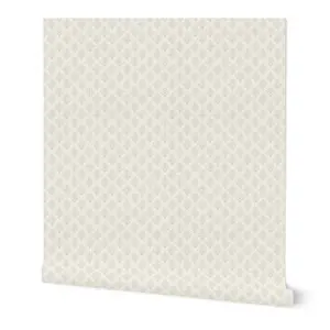 Spoonflower Pinecones Putty On 100% Natural Sisal Grasscloth Wallcovering