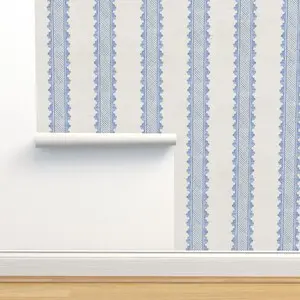 Spoonflower Clarabelle Ginger Jar 100% Natural Sisal Grasscloth Wallcovering
