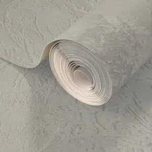 Spoonflower Concrete 18 100% Natural Sisal Grasscloth Wallcovering - Beige