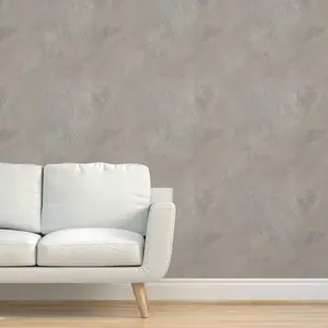 Spoonflower Concrete 18 100% Natural Sisal Grasscloth Wallcovering