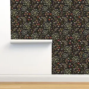 Spoonflower Queen Annes Lace 100% Natural Sisal Grasscloth Wallcovering