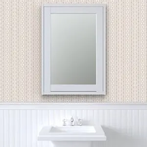 Spoonflower Dot Diamond Baby Line Mud Cloth Traditional Wallpaper