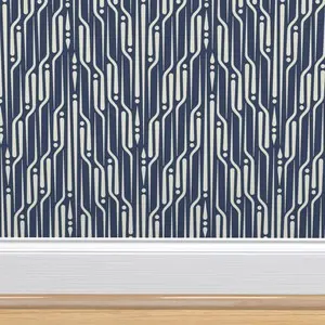 Spoonflower Pulse 100% Natural Sisal Grasscloth Wallcovering