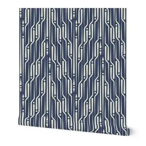 Spoonflower Pulse 100% Natural Sisal Grasscloth Wallcovering