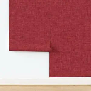 Spoonflower Linen Solid Custom Removable Wallpaper