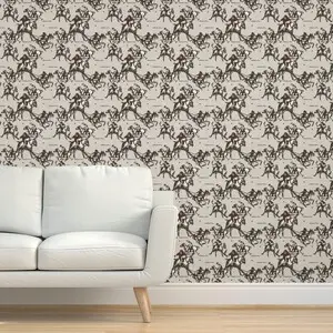 Spoonflower The Field 100% Natural Sisal Grasscloth Wallcovering