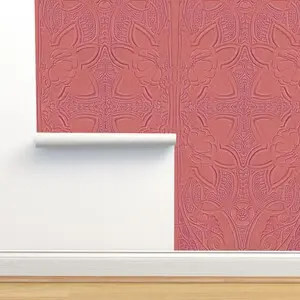 Spoonflower Contemplating A Victorian Ceiling 100% Natural Sisal Grasscloth Wallcovering