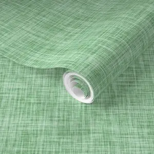 Spoonflower Seafoam Custom Pre-pasted Wallpaper - Green