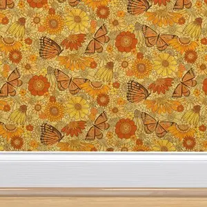 Spoonflower The Viceroy Medium 100% Natural Sisal Grasscloth Wallcovering
