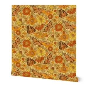 Spoonflower The Viceroy Medium 100% Natural Sisal Grasscloth Wallcovering