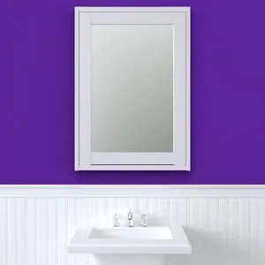 Spoonflower Color Solid Grape Amethyst 5e259b Traditional Wallpaper - Purple