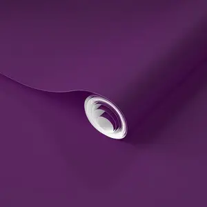Spoonflower Shades Of Regal Colours Solid Colour Custom Pre-pasted Wallpaper - Purple