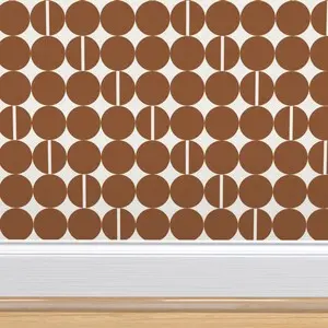 Spoonflower Core Large Brown 100% Natural Sisal Grasscloth Wallcovering