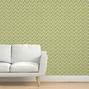 Spoonflower See The Birdies 100% Natural Sisal Grasscloth Wallcovering