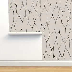 Spoonflower Shinobu Coat Inspired 100% Natural Sisal Grasscloth Wallcovering