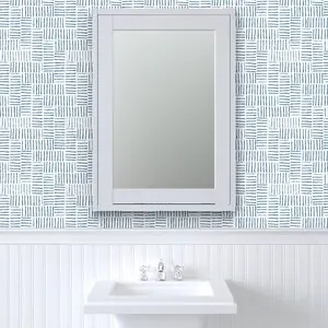 Spoonflower Geometric Abstract Tiles And White Traditional Wallpaper