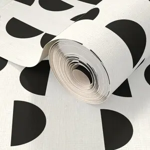 Spoonflower Semicircle Giraffe Legs 100% Natural Sisal Grasscloth Wallcovering White
