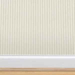 Spoonflower Seeded Stripe: Sage Green Thin Stripe Double 100% Natural Sisal Grasscloth Wallcovering