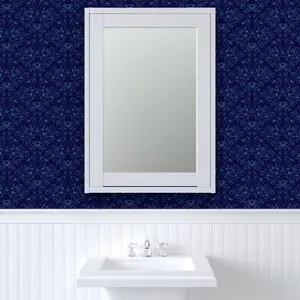 Spoonflower Floral Gothic Skulls Damask Custom Pre-pasted Wallpaper
