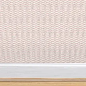 Spoonflower Sod Pinkblock 08 100% Natural Sisal Grasscloth Wallcovering