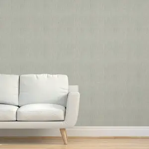 Spoonflower Solid Ivory Plain Light Eagle With Texture Subtle 100% Natural Sisal Grasscloth Wallcovering - Ivory,beige