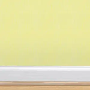 Spoonflower Solid Plain Lemon Dolly With Texture Fresh 100% Natural Sisal Grasscloth Wallcovering - Yellow