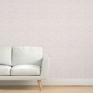 Spoonflower Veronica Lilac And Soft On White 100% Natural Sisal Grasscloth Wallcovering - Blue