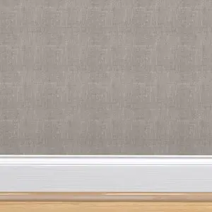 Spoonflower Solid Textured Flax 100% Natural Sisal Grasscloth Wallcovering - Brown,beige