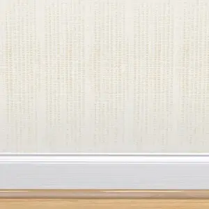 Spoonflower Cream Watercolour Dashed Lines 100% Natural Sisal Grasscloth Wallcovering