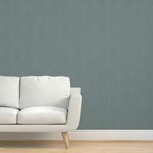 Spoonflower Solid Plain Slate With Texture Subtle Modern 100% Natural Sisal Grasscloth Wallcovering