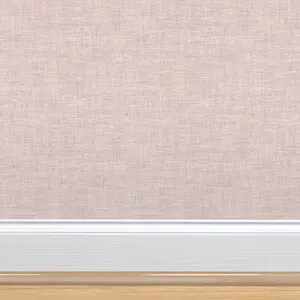Spoonflower Solid Pink Plain Natural Texture Celebrate Color 100% Natural Sisal Grasscloth Wallcovering