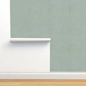 Spoonflower Solid Plain Tasman Light With Texture Subtle 100% Natural Sisal Grasscloth Wallcovering