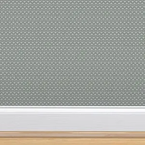 Spoonflower Dandelion Lace 100% Natural Sisal Grasscloth Wallcovering